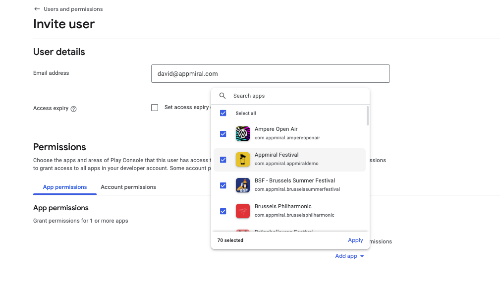 Setup your Google Developer Account